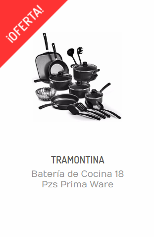 BATERÍA DE COCINA 18 PZS PRIMA WARE NONSTICK TRAMONTINA 80119/545 ...
